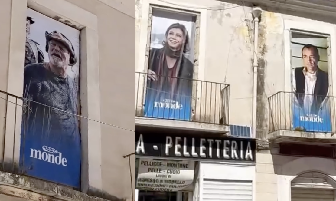 Mònde “invade” Foggia: i volti del cinema internazionale sui palazzi ...