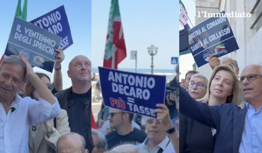Sanità e tasse, il centrodestra assedia la Regione: “Decaro non metta ...